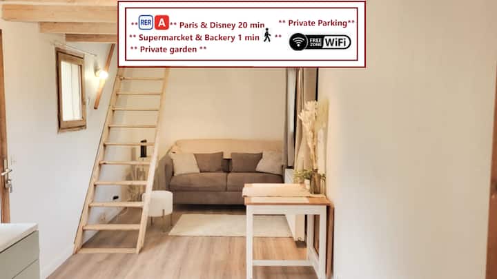 Entre Paris Et Disney Avec Jardin Et Parking - Champs-sur-Marne