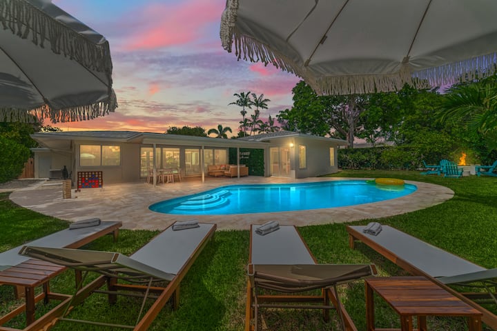 Walk To Beach-heated Pool-bikes-quiet Neighborhood - Fort Lauderdale, FL