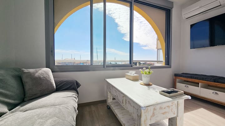 Mignon T2, Style Loft, Vue Port Et Mer / Clim - Frontignan