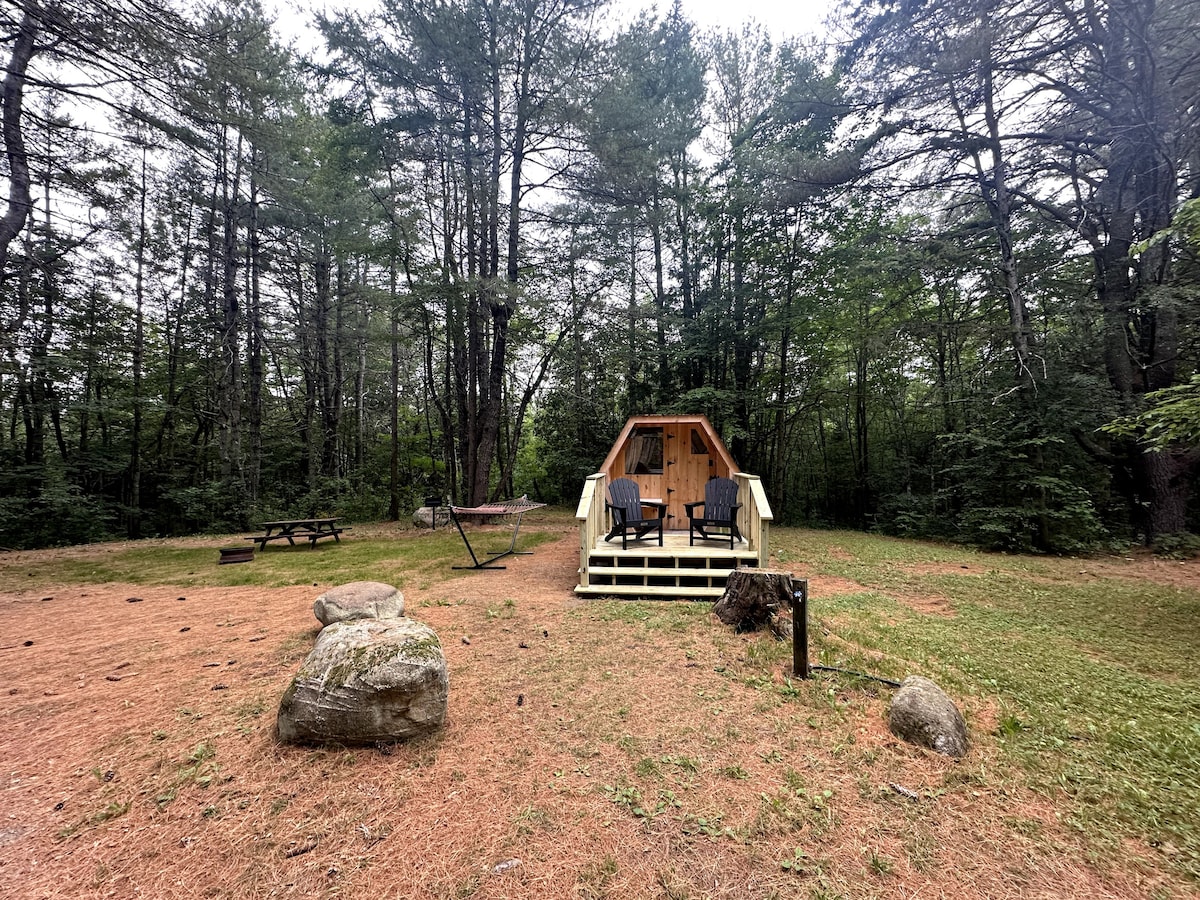Unique Hexagon Cabin - Cabins for Rent in Hermon, Maine, United States ...