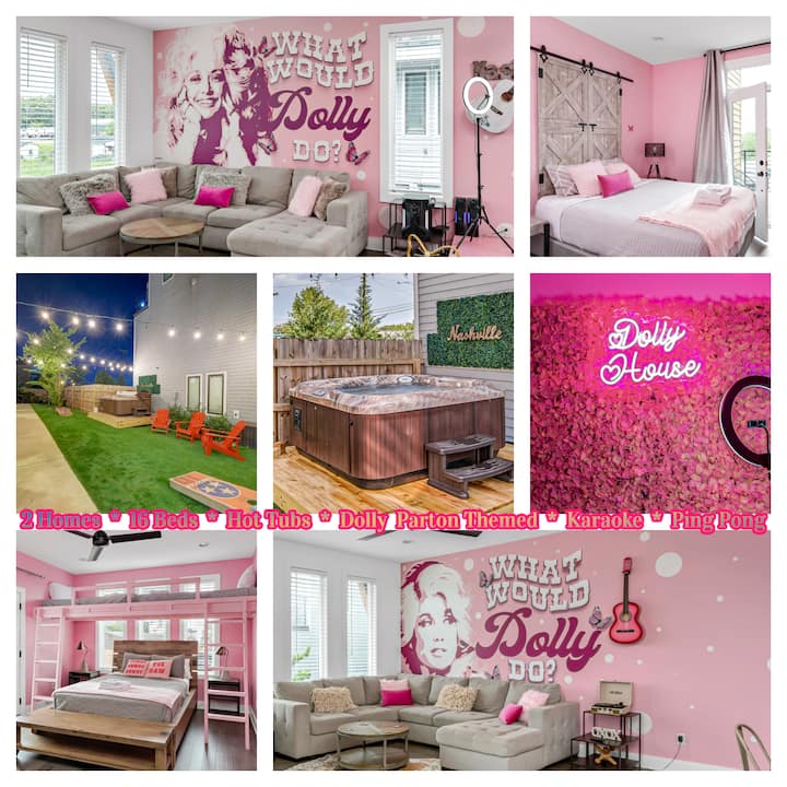 Sidebyside2hm-10min To Dt-16beds-hottub/karaoke - Nashville, TN
