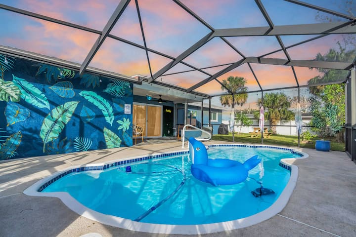 *Blue Oasis* Pool - Game Room - Bikes - Ping Pong - Pinellas Park, FL