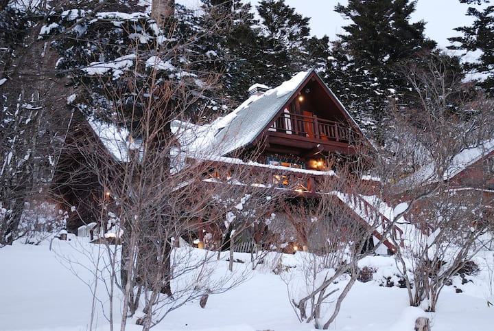 Prime Cottages-authentic Log Home, Wood Stove - Nasu