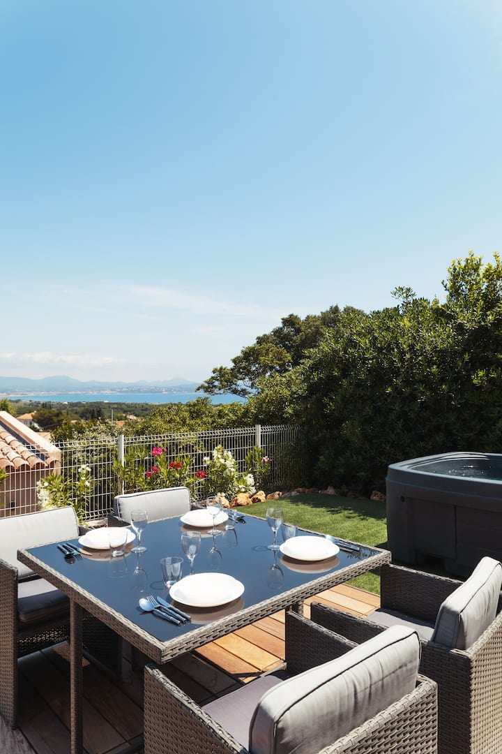 Appartement Vue Mer Et Spa - French Riviera