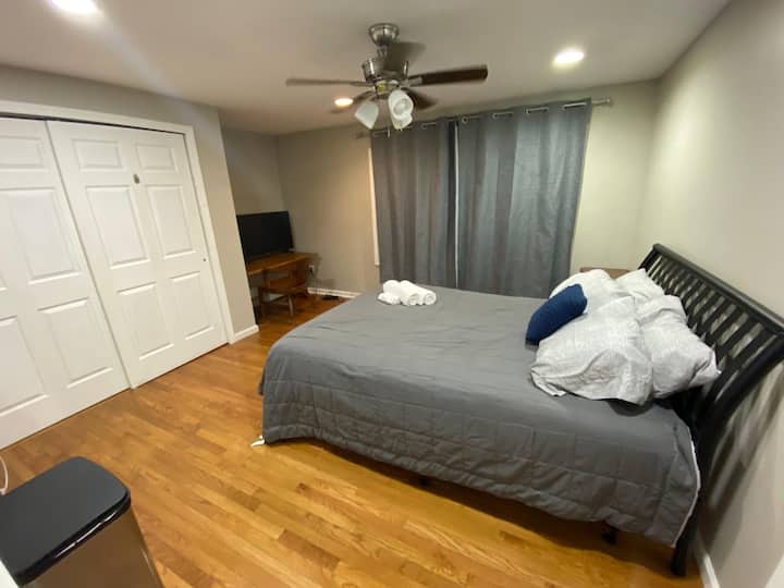 Walk2tcnj Queen Bed Shr Bath W&d - Princeton, NJ