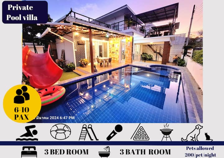 Plus2 Hua-hin Private Poolvilla From Beach 3km - Hua Hin