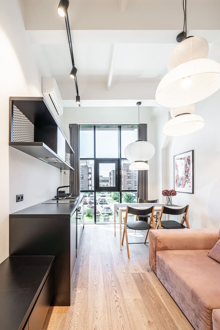 Volta Spacious Studio Loft With Ac - Tallinn