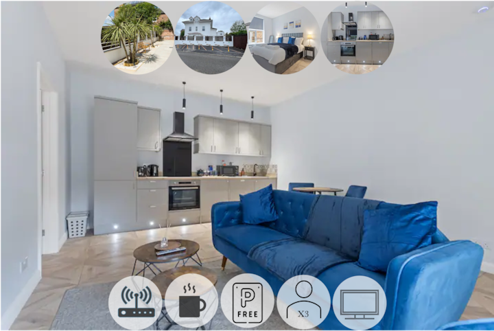 Modern Apartment King Bed| Free Parking| Suite 1 - Nottingham