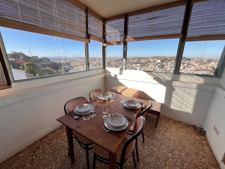 50 M 2 Suite/panoramic Centre Tana / Wifi - Antananarivo