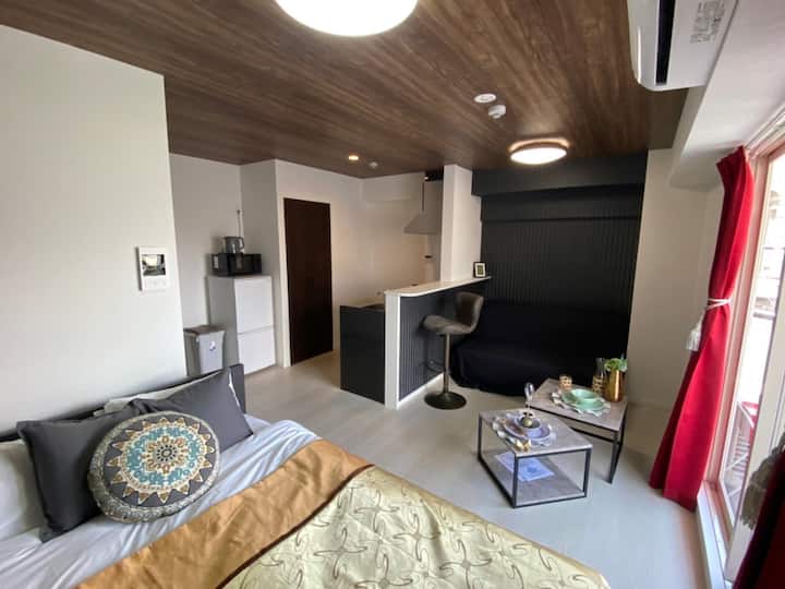 新築築浅402 ジム併設 南海電車新今宮駅7分　地下鉄花園町駅3分　Usjまで電車で30分 - Osaka