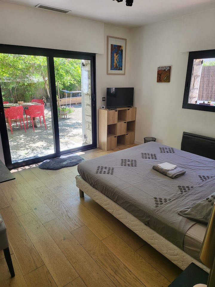 Chambre Indépendante Avec Kitchenette Et Jardin - Vence
