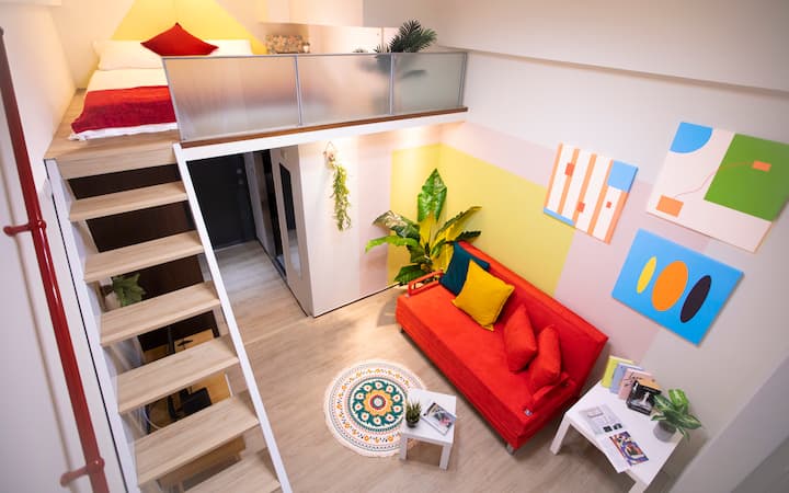 Huā Zhái @台北西門町/Taipei Ximending/free Wifi/2~3人 - Taïwan