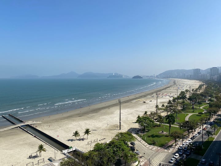 Apartamento Santos Frente Praia Embaré Lindavista - Santos, Brasil