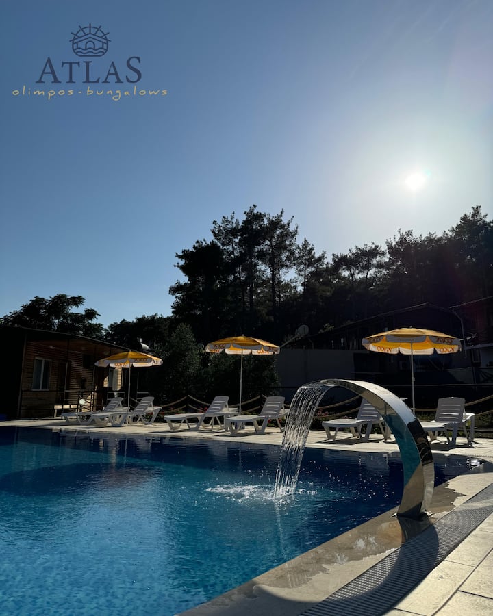 3 Kişilik Standart Bungalov Oda (6) - Adrasan