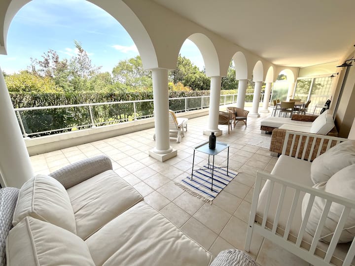 Apt 3p Sur Golf Avec Terrasse, Piscine Et Parking - Mandelieu-La Napoule
