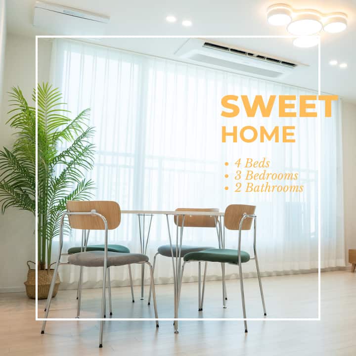 [부평역5분 뷰 좋은] 3rooms4beds+거실/무료주차/신축건물 - Bucheon-si