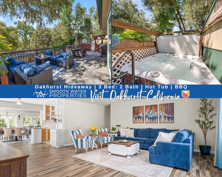 Hot Tub| Bbq| Game Garage| 30 Mins To Yosemite|3:2 - Oakhurst, CA