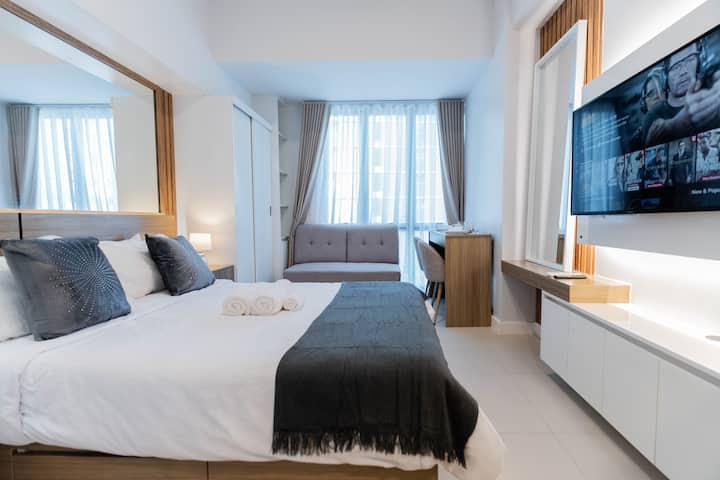 Cozy Studio In It Park W/ Fast Wifi, Gym & Pool - Cebu City