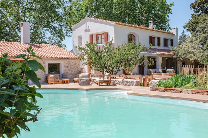Mas Du Chemin De La Mer, Jardin Piscine 14 Pers. - Argelès-sur-Mer