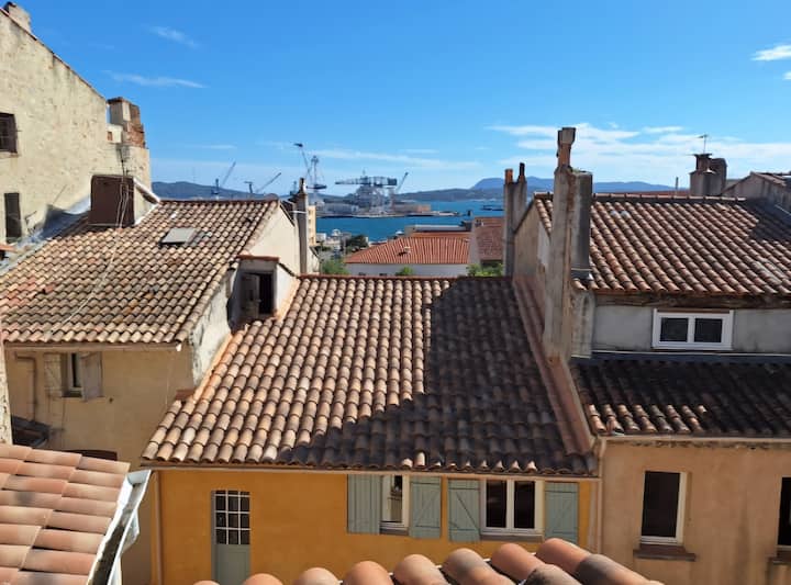 Joli Studio Vue Mer, Plein Centre Ville - Toulon