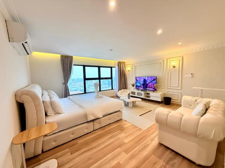 Kl City 6pax Creamy Duplex 2b2b | Mrt To Trx Mall - Cheras