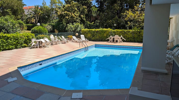 Beau 2 Pièces Cosy Avec Piscine, Parking Et Mer - Cannes