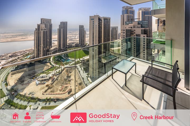 Luxurious Big 2bdr, Amazing View In Creek Harbour - دبي