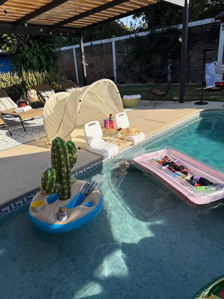 Holiday Home Boho Style With Pool & Free Parking - Cuernavaca