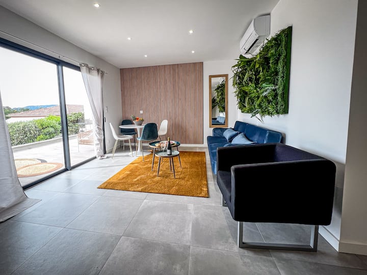 Brune - Jacuzzi, Patio, Cosy - By Tgb - Ajaccio