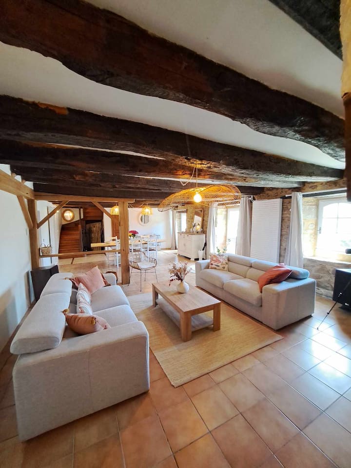 Gîte La Chaumière De Floranges Centre Morbihan 6 P - Baud