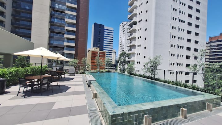 Studio Confortável No Brooklin Próximo Do Metrô - Brazil