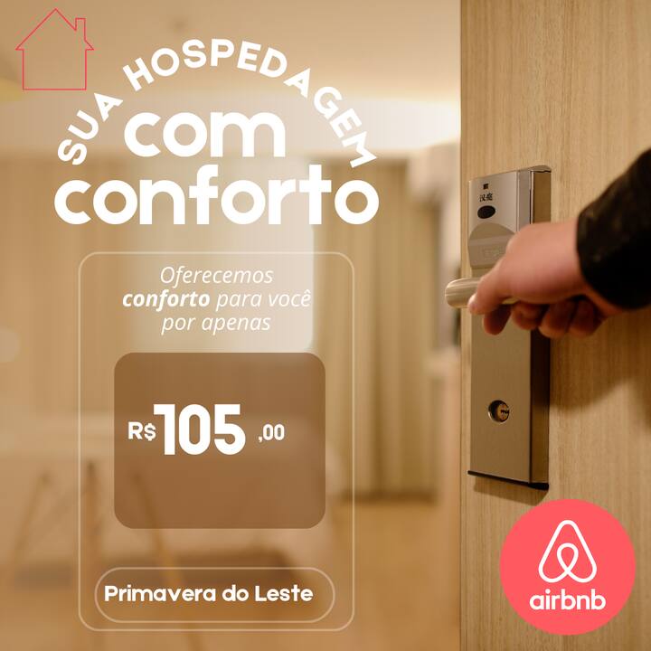 Cama Super King Quarto Confortável - Primavera do Leste