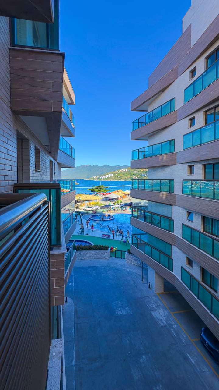 50 M Da Praia- Vista Mar, Piscina E Churrasqueira - Arraial do Cabo