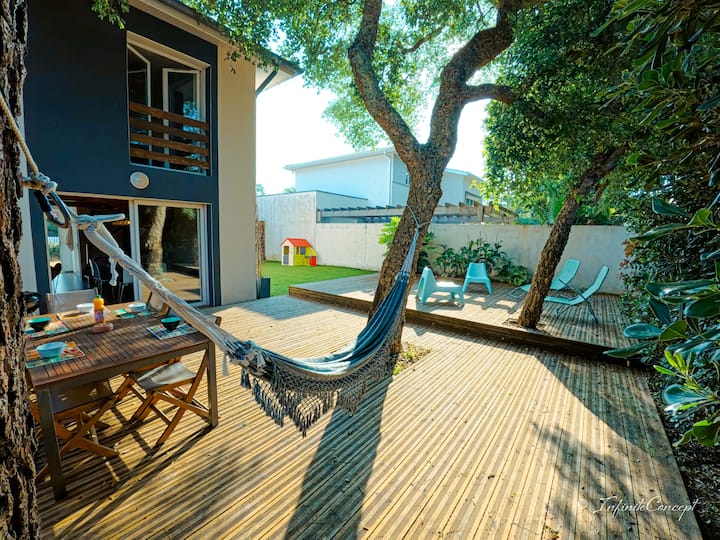 Villa Familiale, Sérénité Avec Jardin Privé - Capbreton