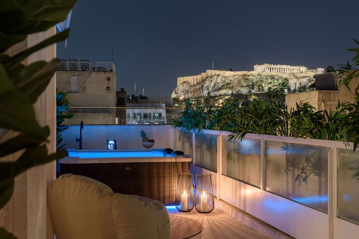 Acropolis View Plunge Pool Loft - Athen