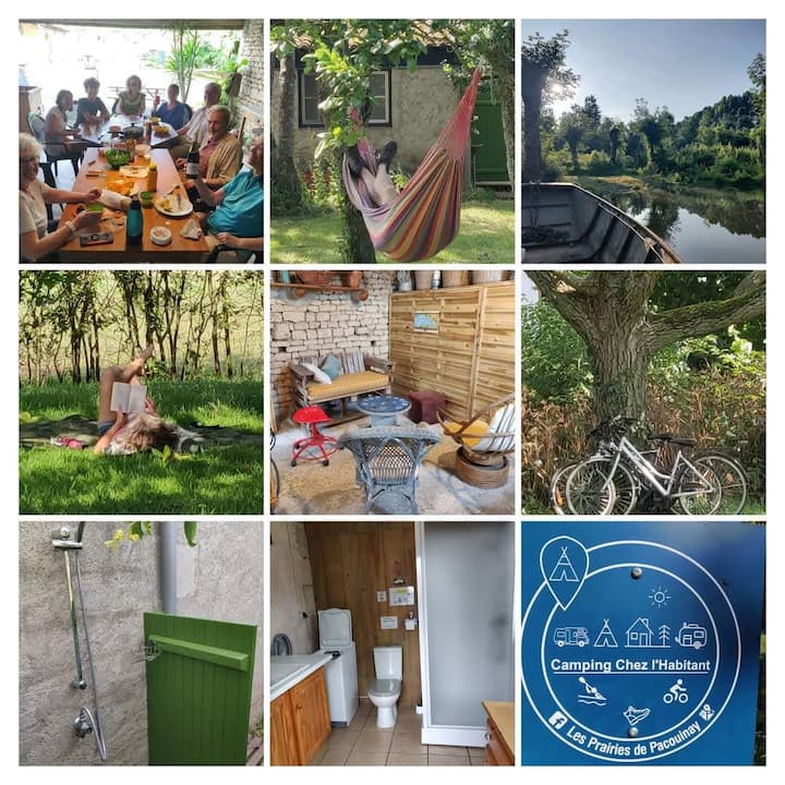 Emplacement Camping Vendée - Marais poitevin