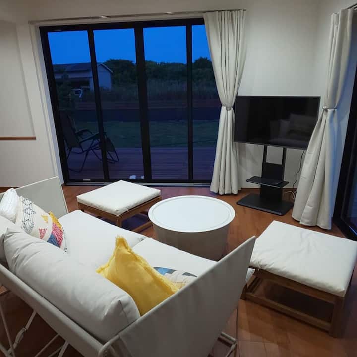 Dog-friendly Villa With Run & Bbq, Near Beach - Asahi