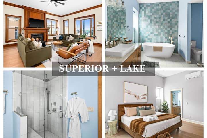 Large Lux Condo | Canal Park | Lakeview | Sleeps 8 - Duluth, MN