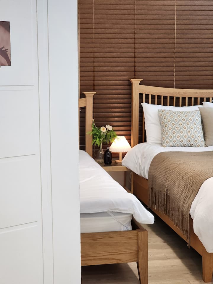 뉴오픈!/수애스테이/서울역1정거장(도보13분)/숙대입구역5분,남영역10분/7인/평지/쾌적 - Seoul