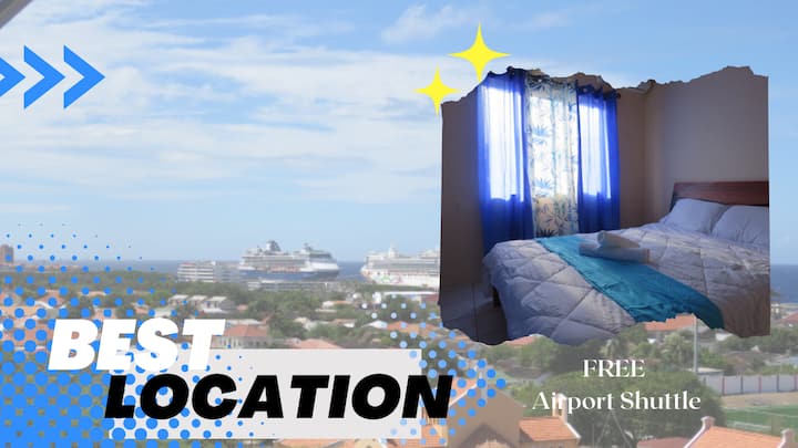 5 Min To Willemstad Curacao Oceanview_ Hotshower - 庫拉索
