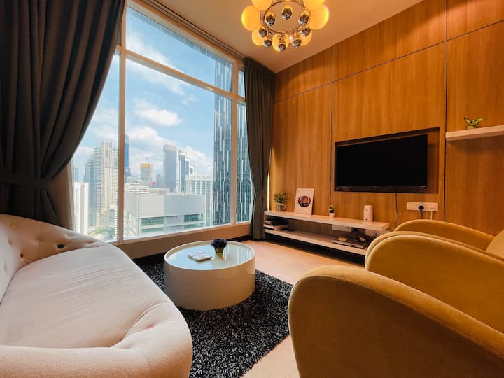 2br/free Parking/3 Min Walk Klcc/ Free Wifi - Kuala Lumpur