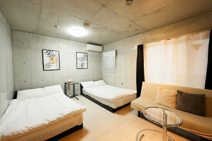 남바역 전철2분/jr이마미야역 도보3분/다이코쿠쵸역 도보7분/신세카이까지 도보가능 - Osaka