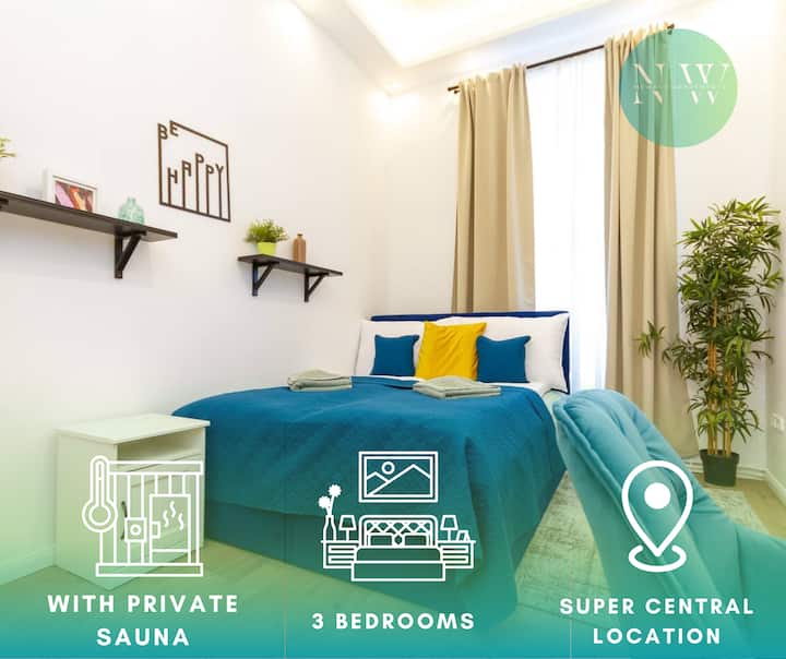 Opera Central Suite 3br W Ac & Sauna By Nw - Budapest