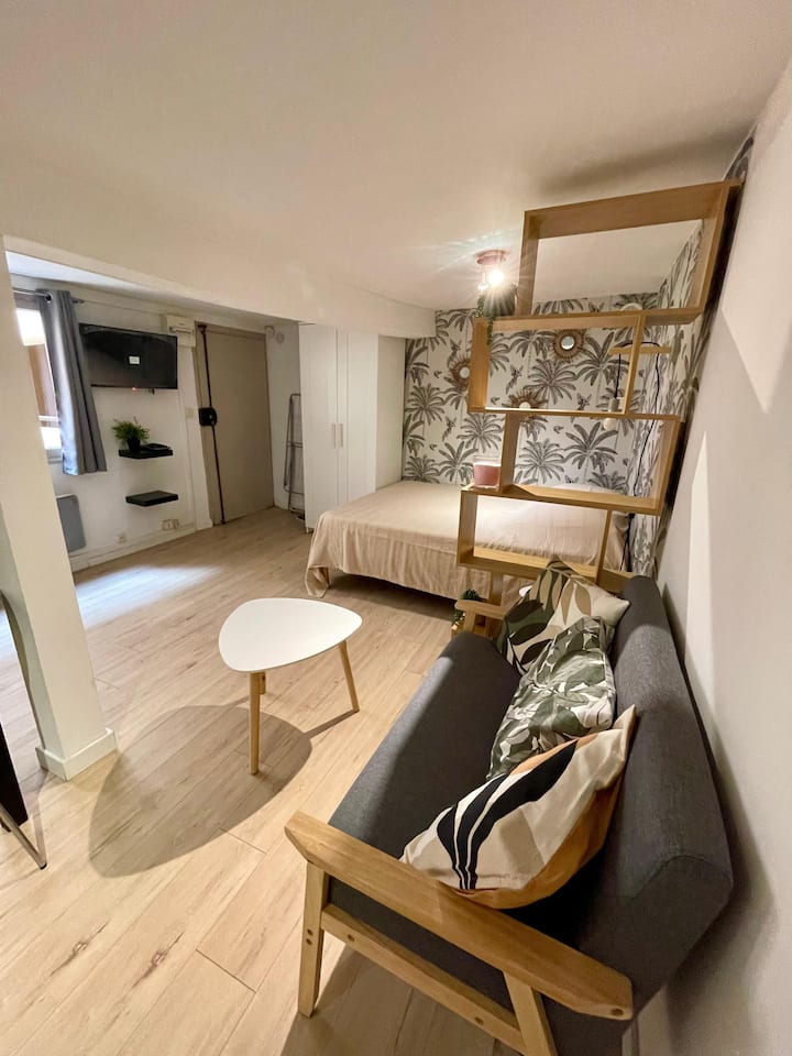 Confortable Studio 24m2-city Center-rue Calme-clim - Aix-en-Provence