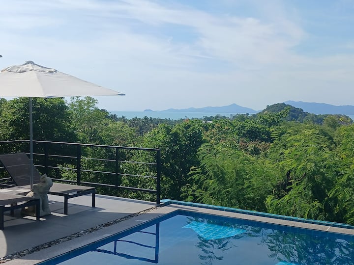Villa Palmira - Quiet Villa With Sea View - Ko Samui