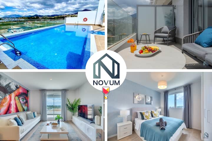 Modern 3 Bdrm Apt W Rooftop Pool & Stunning Views - Marbella