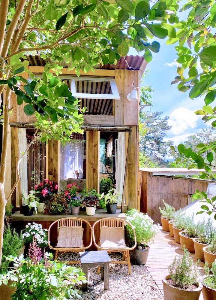 Tiny Wooden House - Private Yoga Space And Kitchen - 달랏
