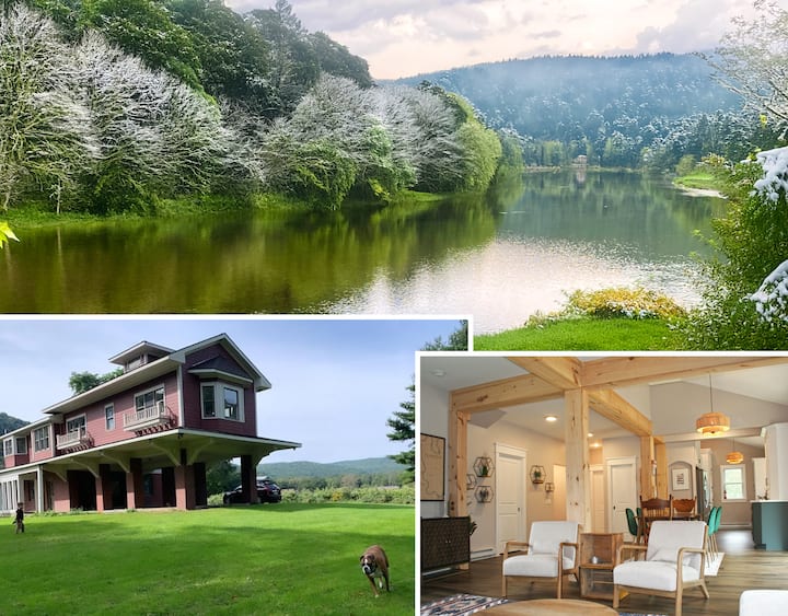 Secluded Riverfront Cabin - Hancock, NY