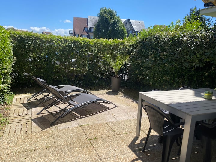 T2 Grande Terrasse - Rdj - 100m Plage - Cabourg