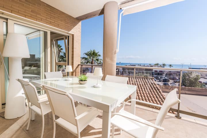 Apartamento "Ola Marina" Primera Línea Arenal - Jávea